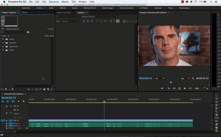 Easily Create Captions In Adobe Premiere Pro