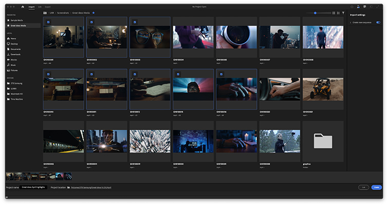 New Premiere Pro Public Beta Adobe Reimages Import Export Workflows